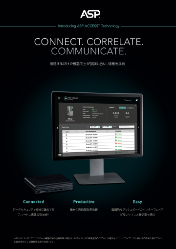 ASP ACCESS™ テクノロジー データシート｜ASP Japan合同会社