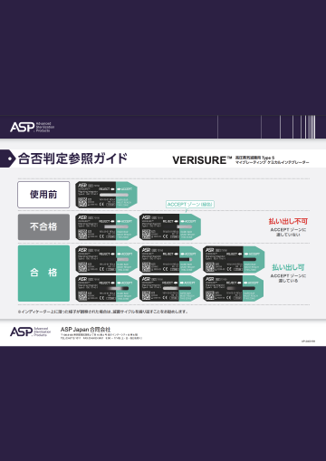 VERISURE™ 高圧蒸気滅菌用 Type 5 マイグレーティング ケミカルインテグレーター｜ASP Japan合同会社